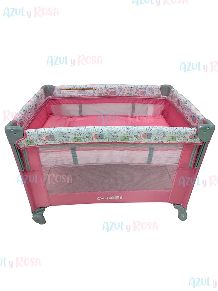 CORRAL - CUNA - COLECHO 3 EN 1 NEAR TO ME ROSA CUTEBABIES 11024001 ...