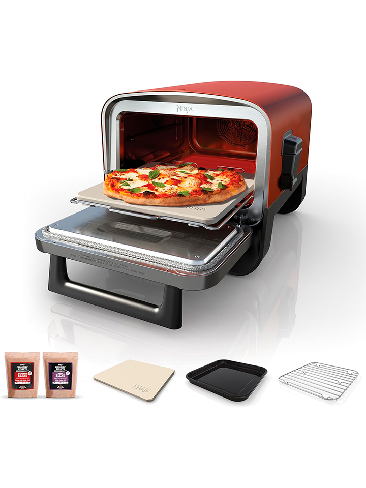 HORNO OUTDOOR NINJA WOODFIRE 8 EN 1 OO101 - Azul y Rosa